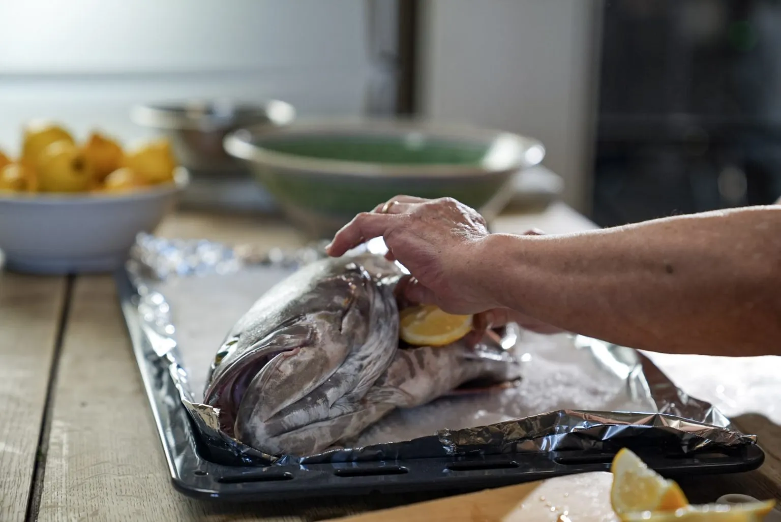 Salt-baked sea grouper with wild herbs - ep. 08 - ILVE