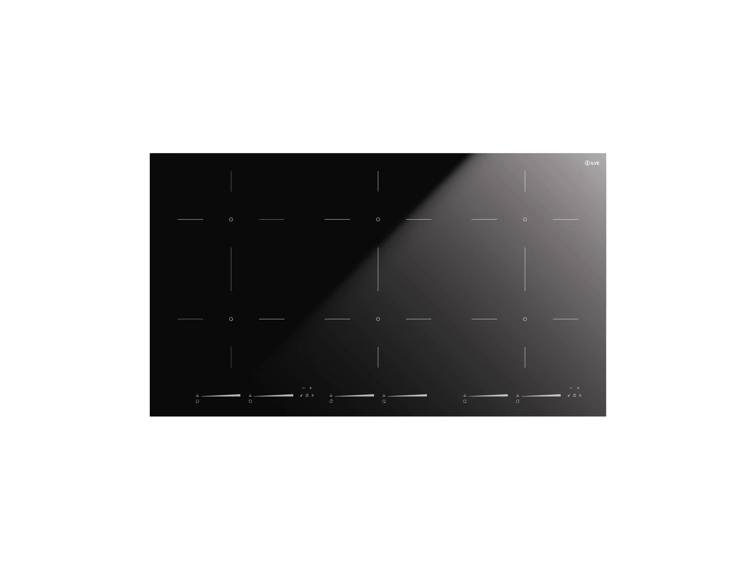 90 cm 6 zone induction slidetouch hob - ILVE
