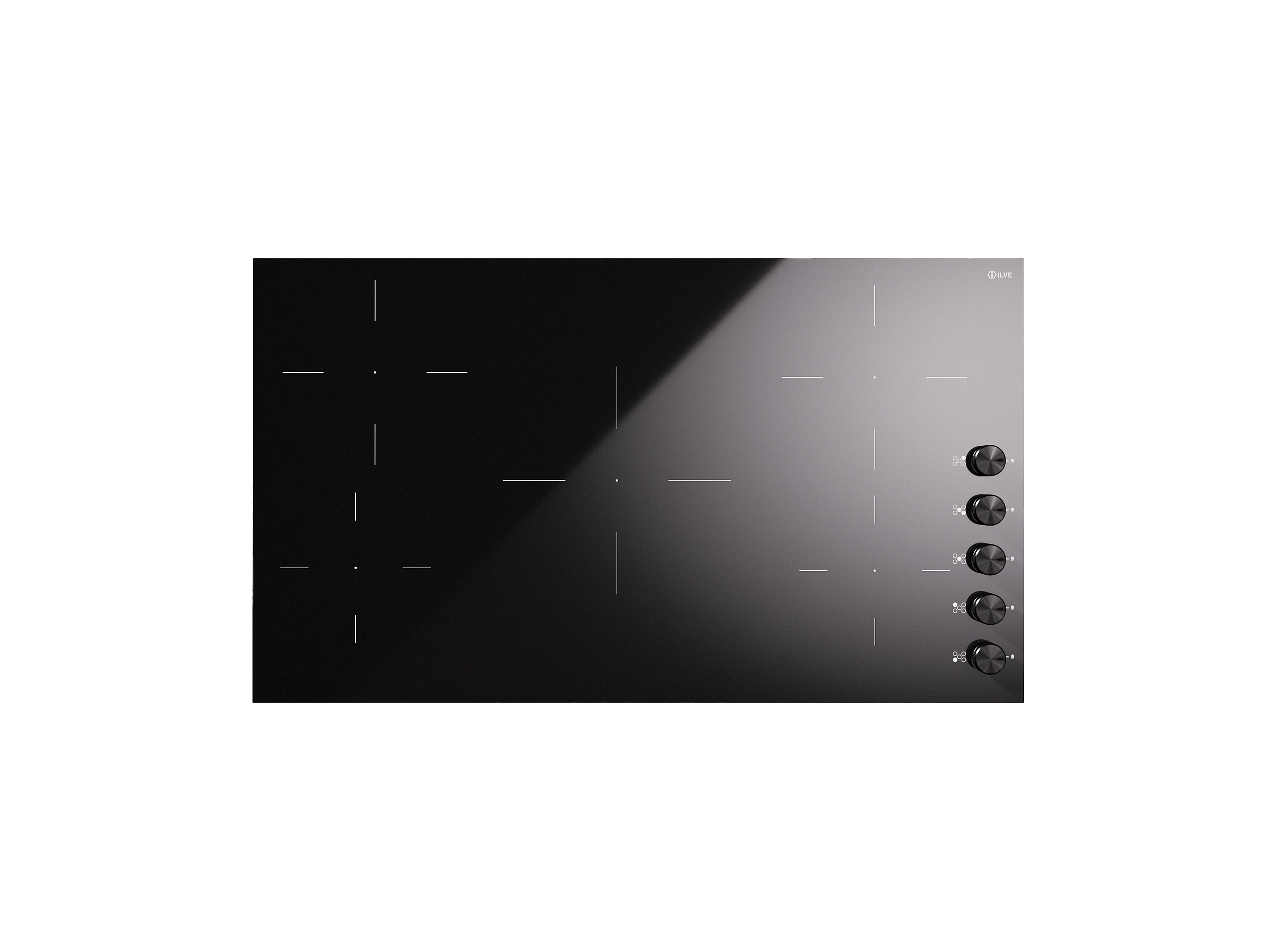 90cm Knob Control Induction Hob - ILVE
